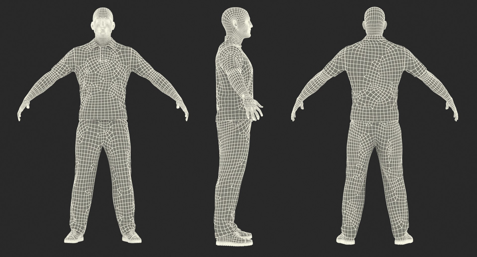 Man Casual Style Fur 3D Model - TurboSquid 1212122