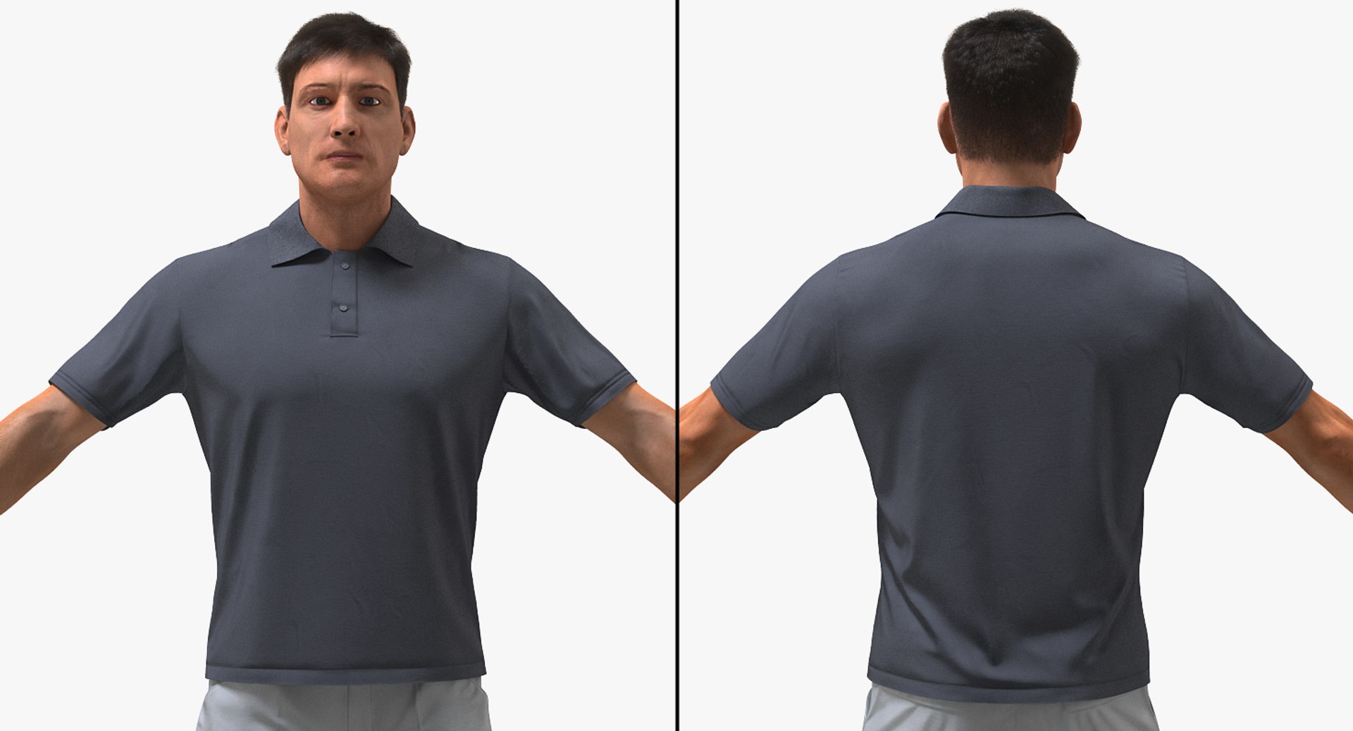 Man Casual Style Fur 3D Model - TurboSquid 1212122
