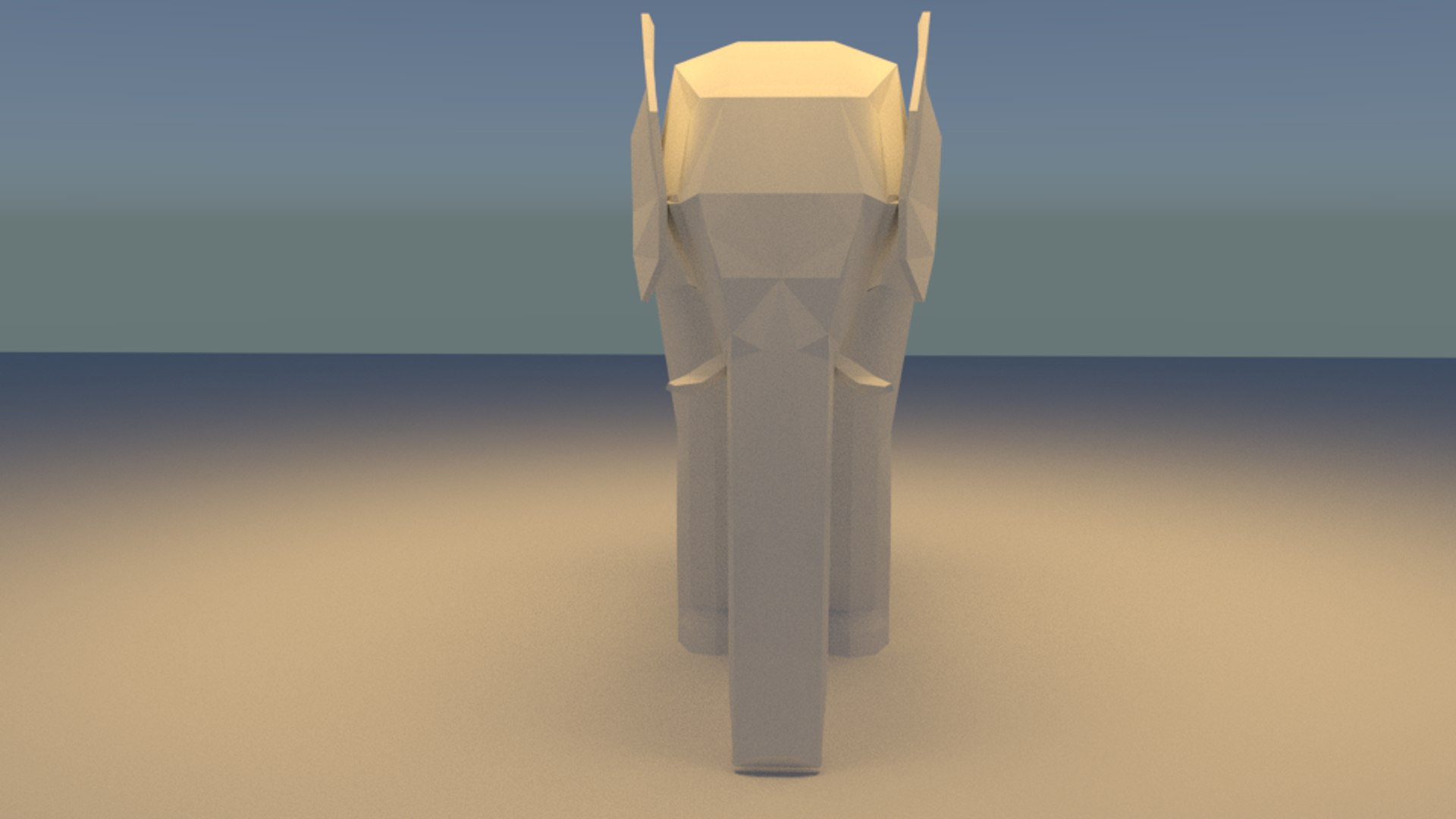 Elephant Blender 3d Model