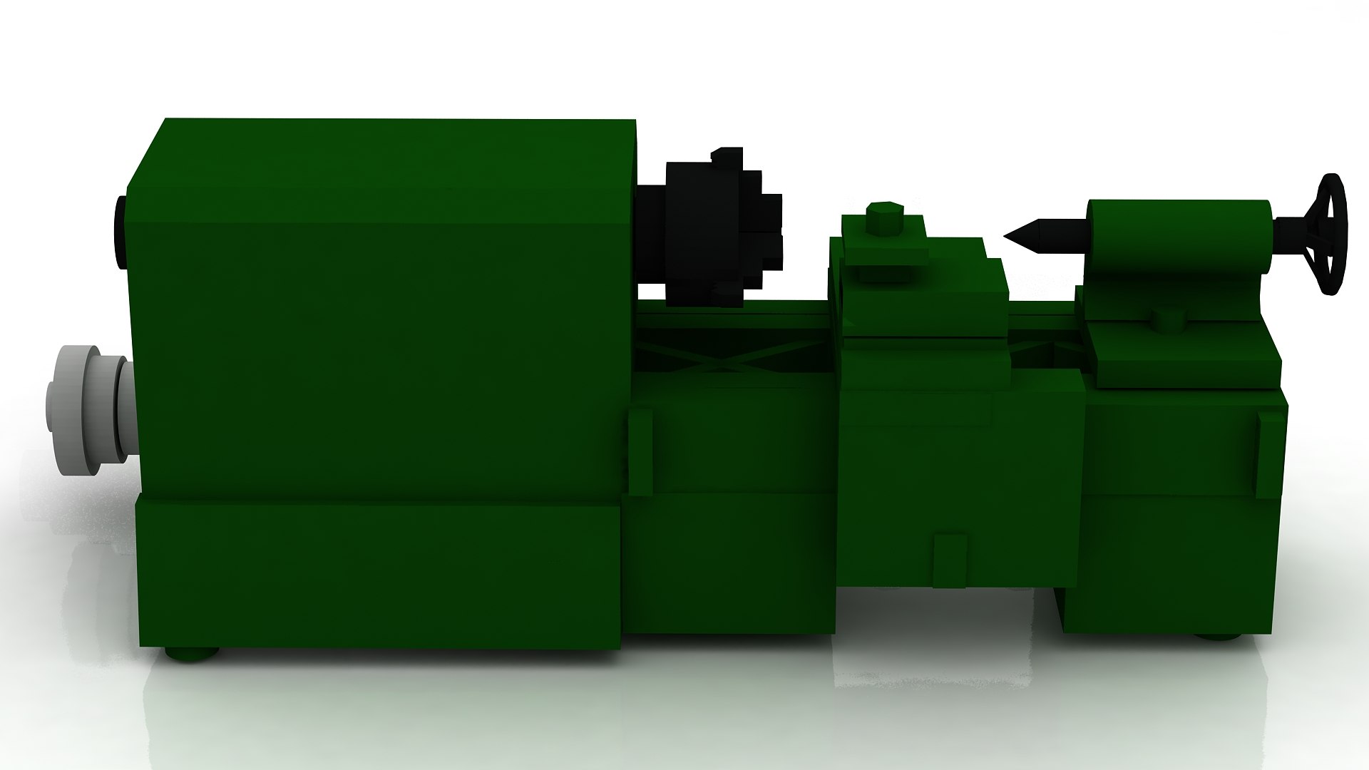 3D Lathe machine model - TurboSquid 1911829