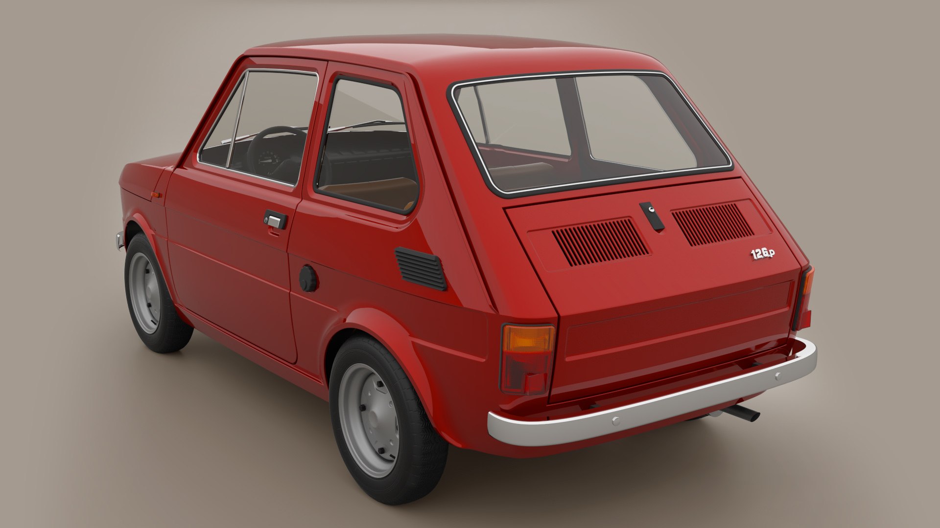 3d Fiat 126 Model