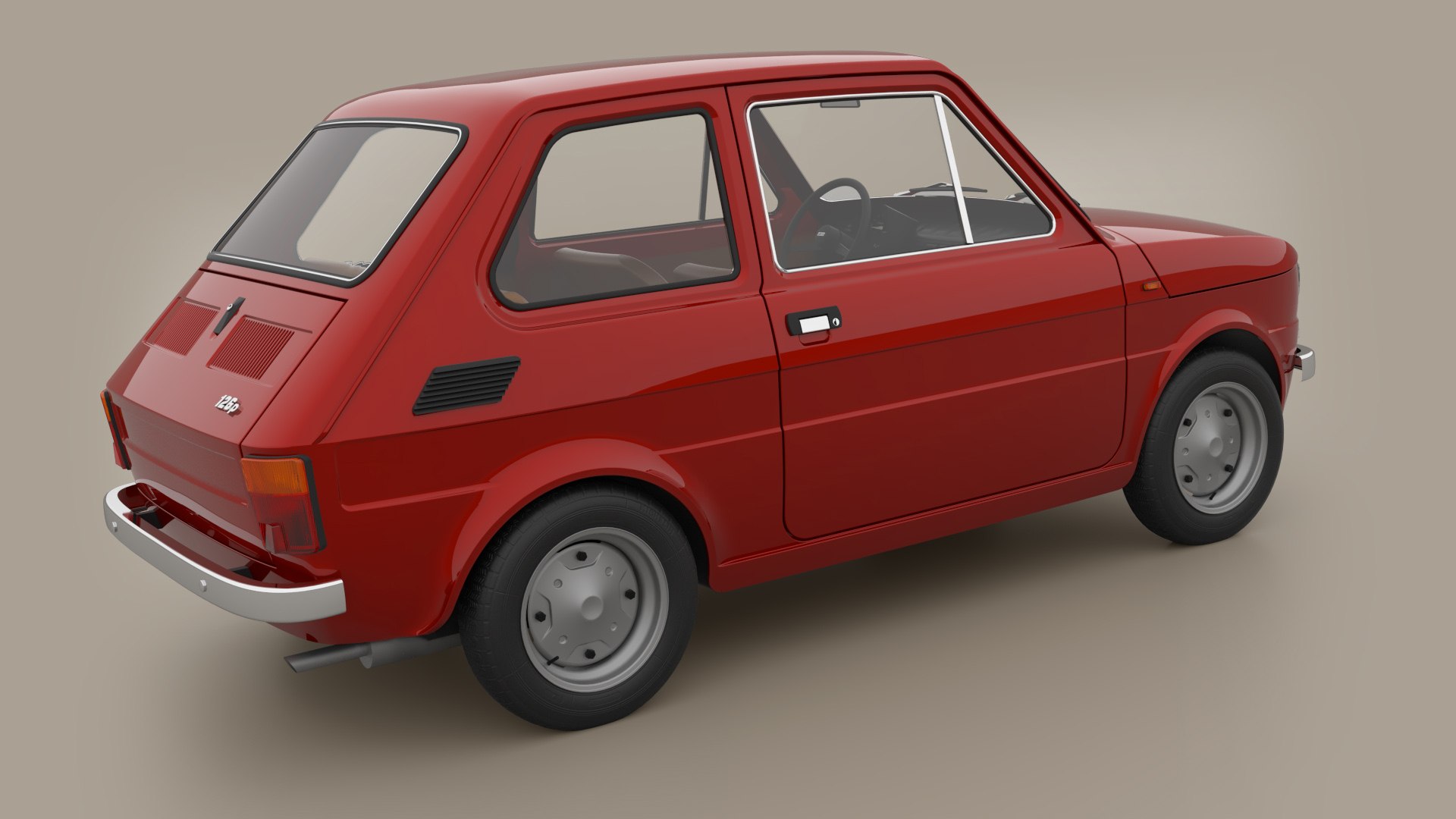 3d Fiat 126 Model