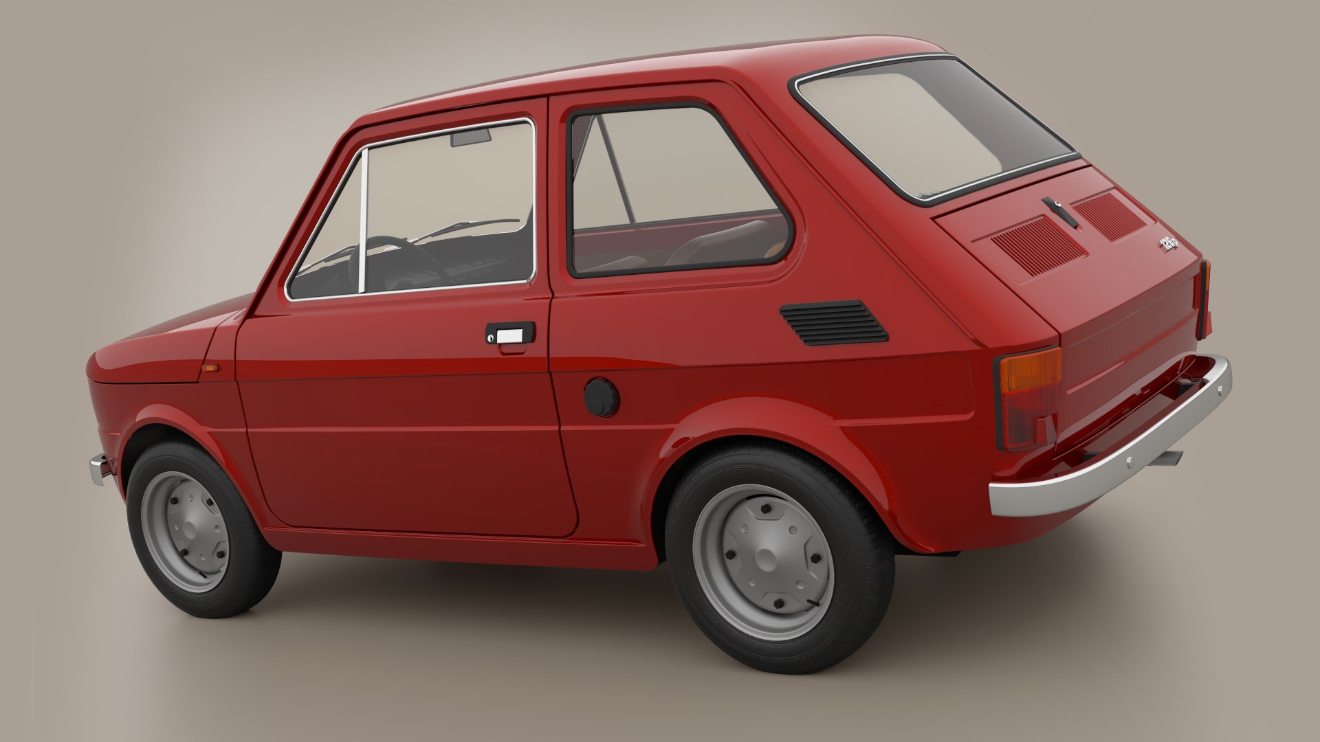 3d Fiat 126 Model
