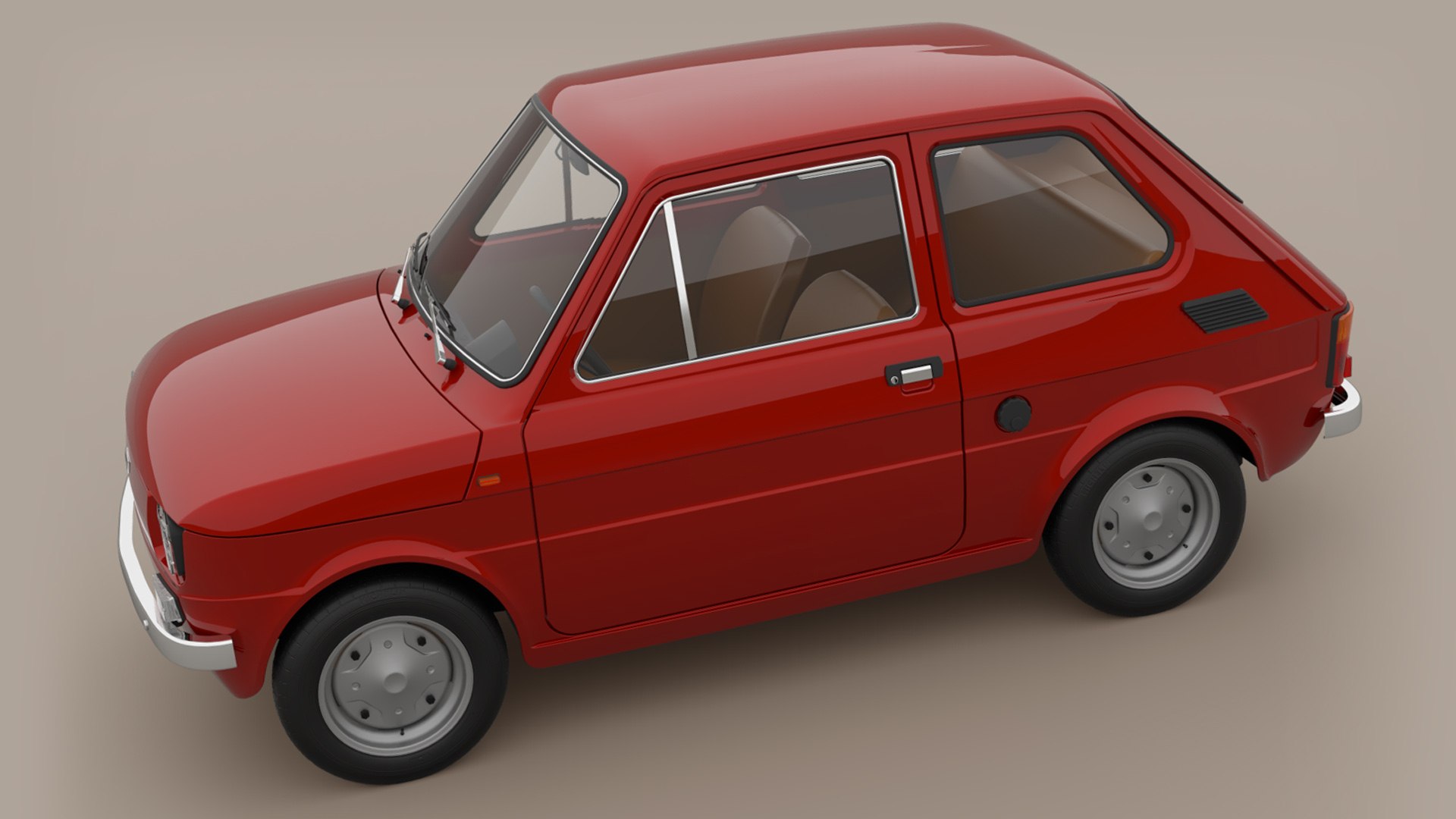 3d Fiat 126 Model