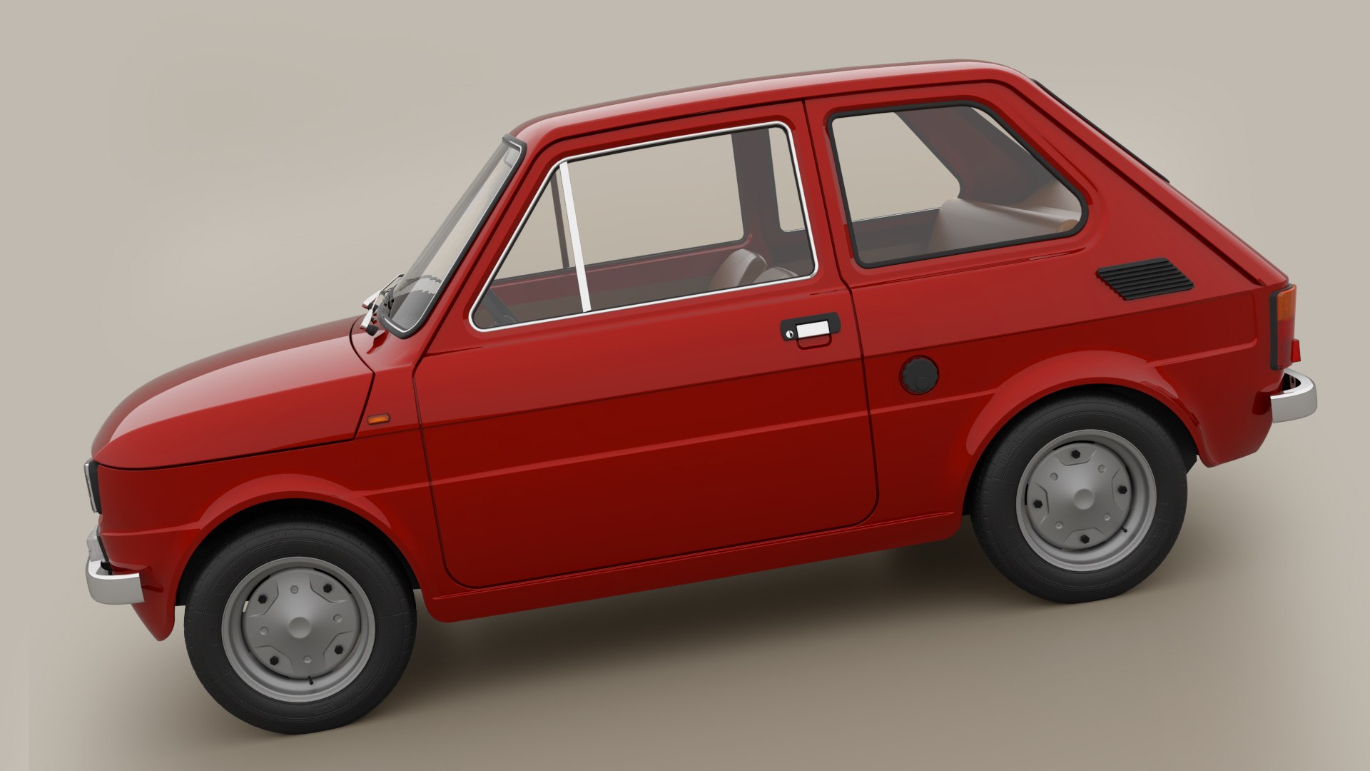 3d Fiat 126 Model