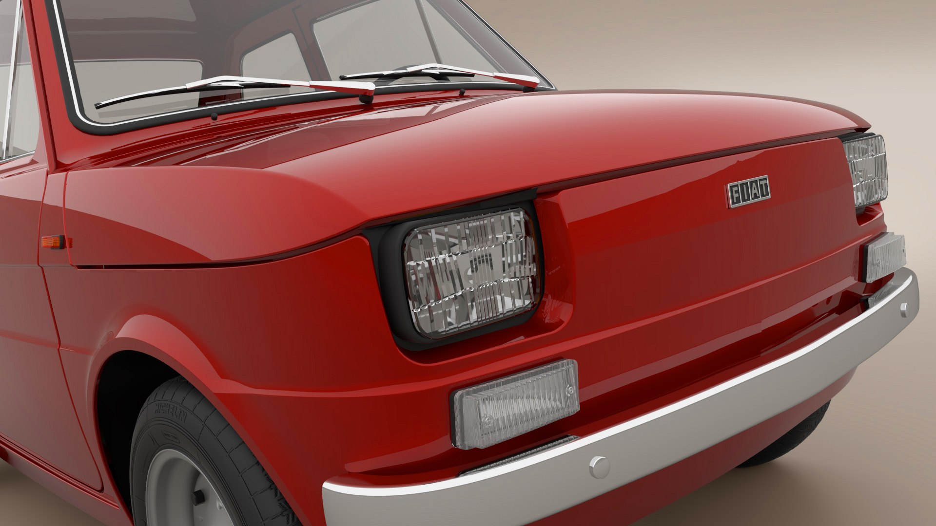 3d Fiat 126 Model