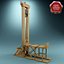 3d Model Execution Equipment Guillotine Gallows