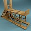 3d Model Execution Equipment Guillotine Gallows