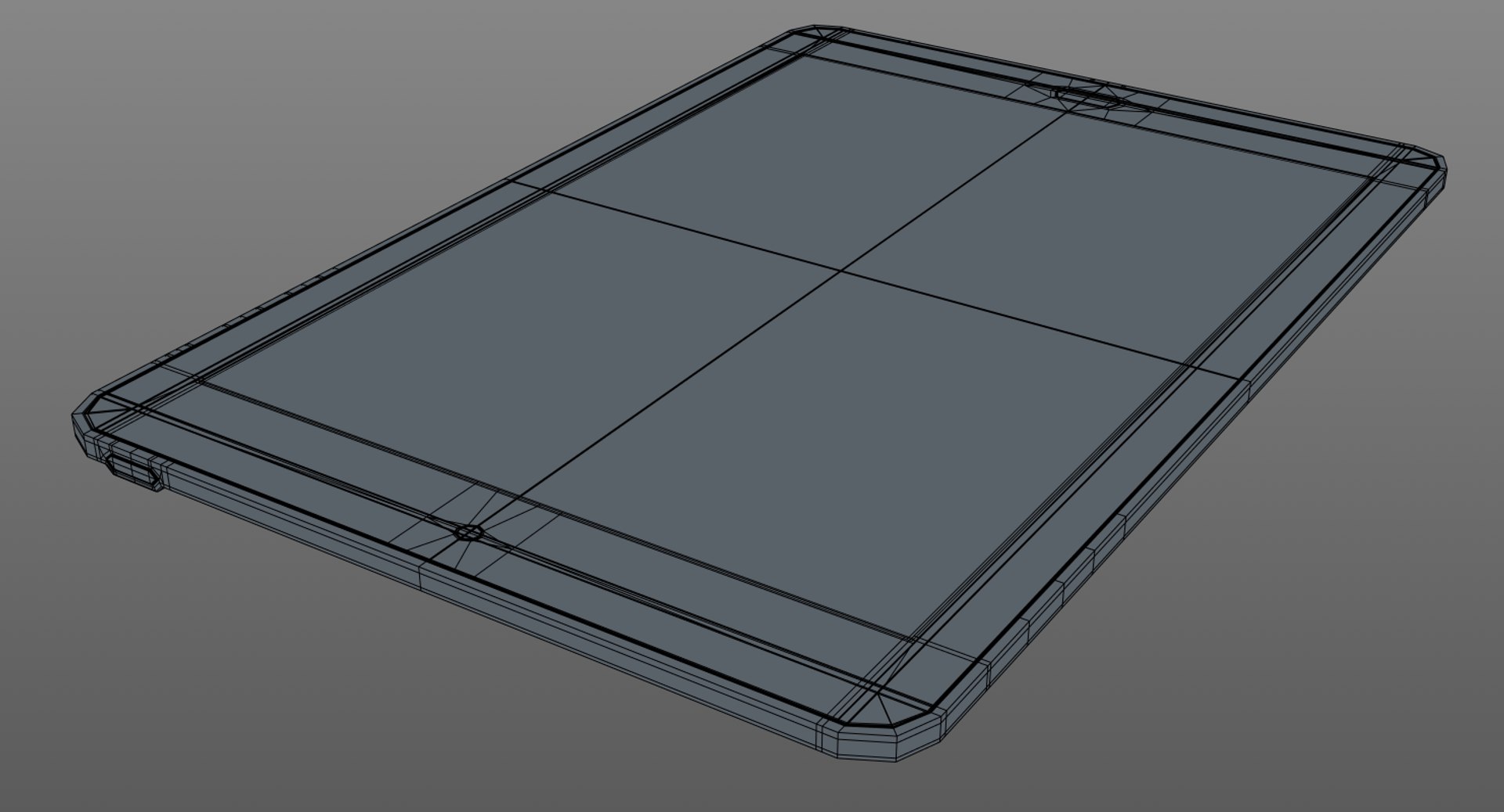 tablet mini generic 3d model