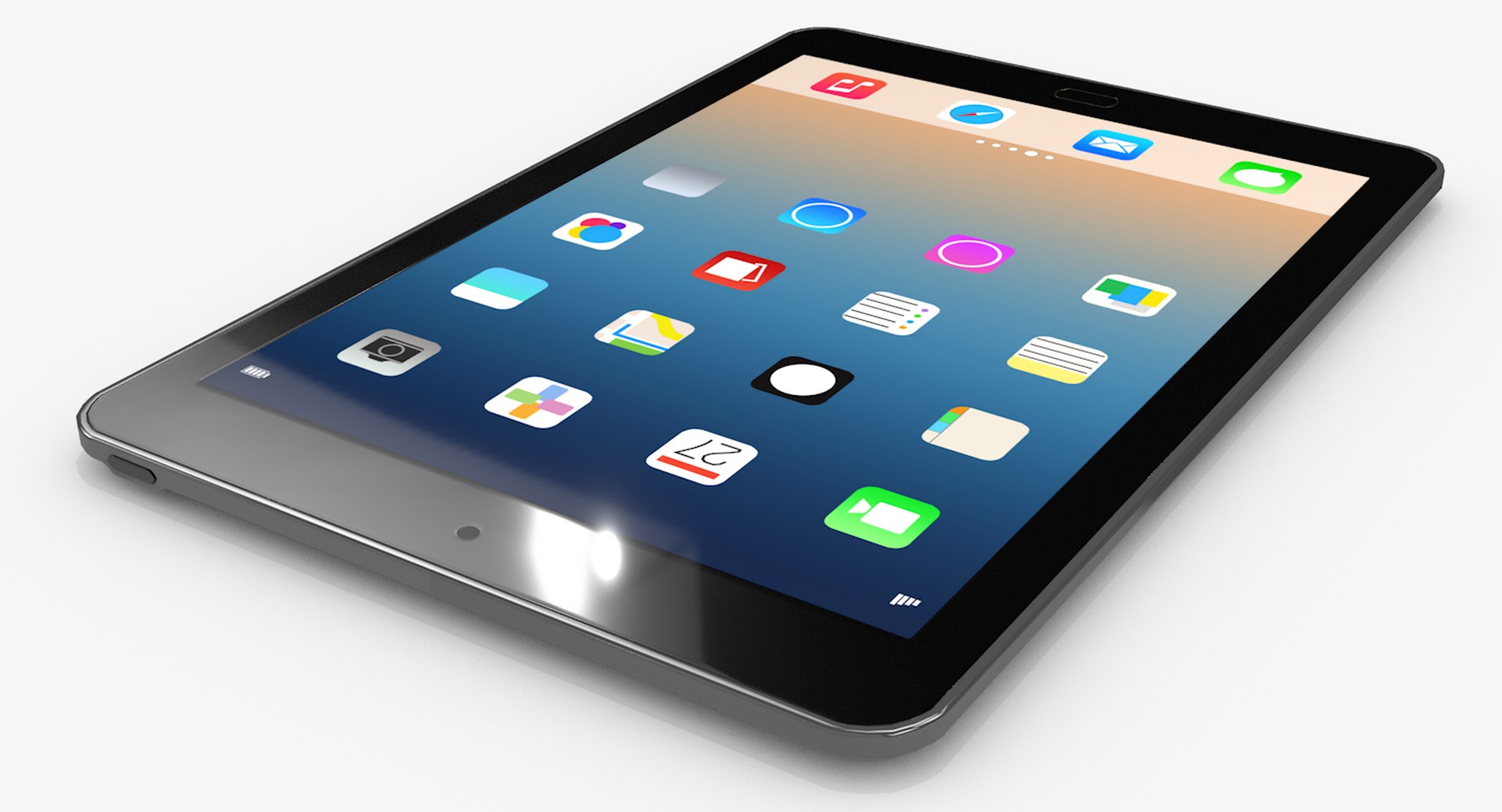 tablet mini generic 3d model