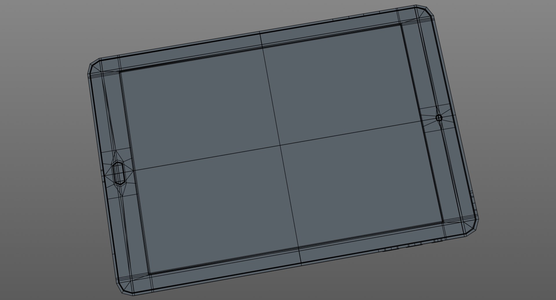 tablet mini generic 3d model