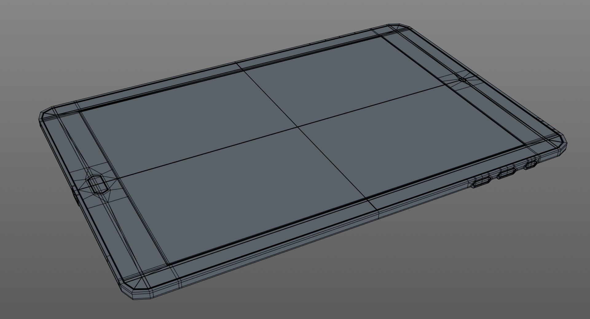 tablet mini generic 3d model