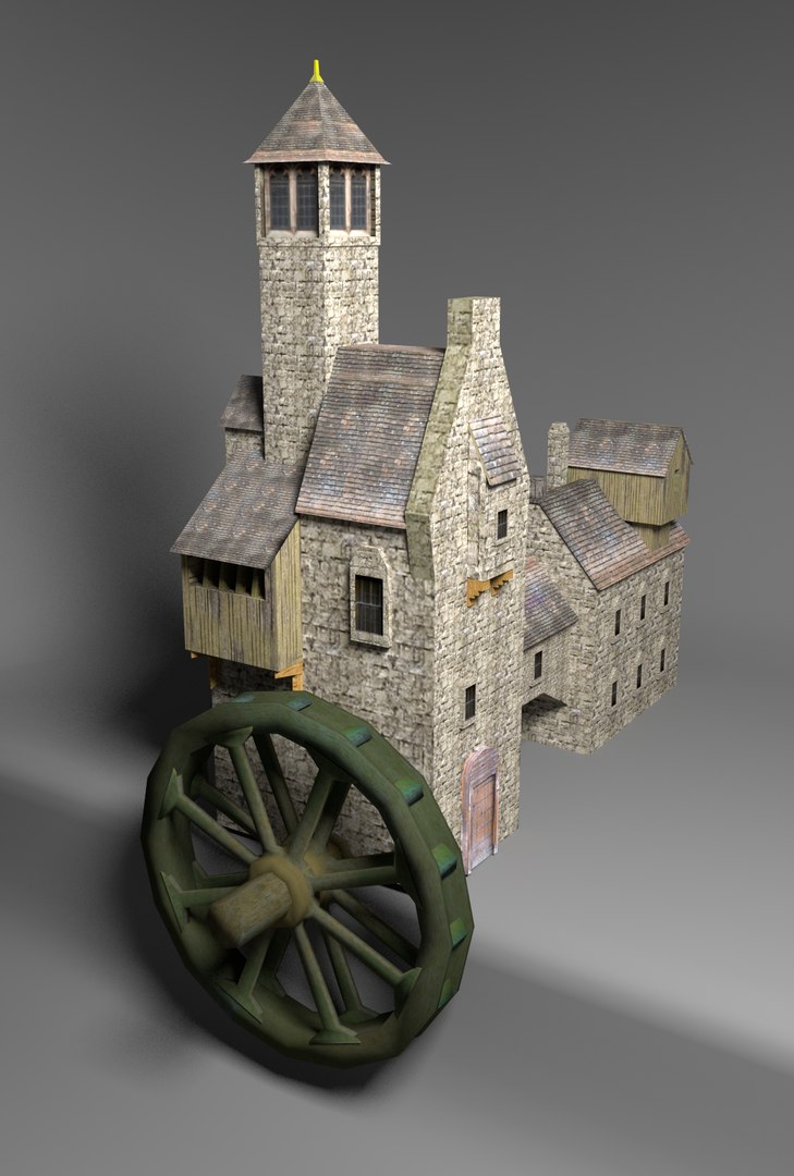 3d medieval water