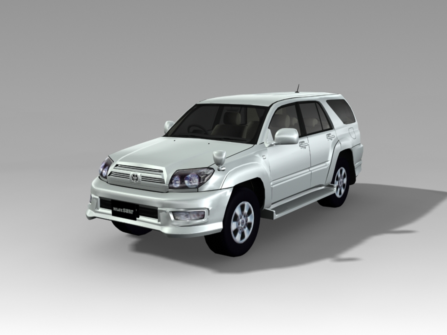 toyota hilux surf 3d model