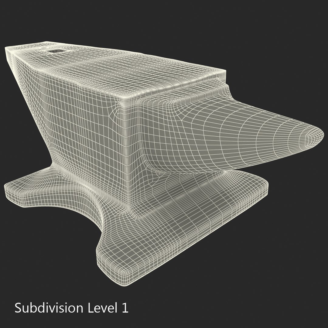 3d model of anvil