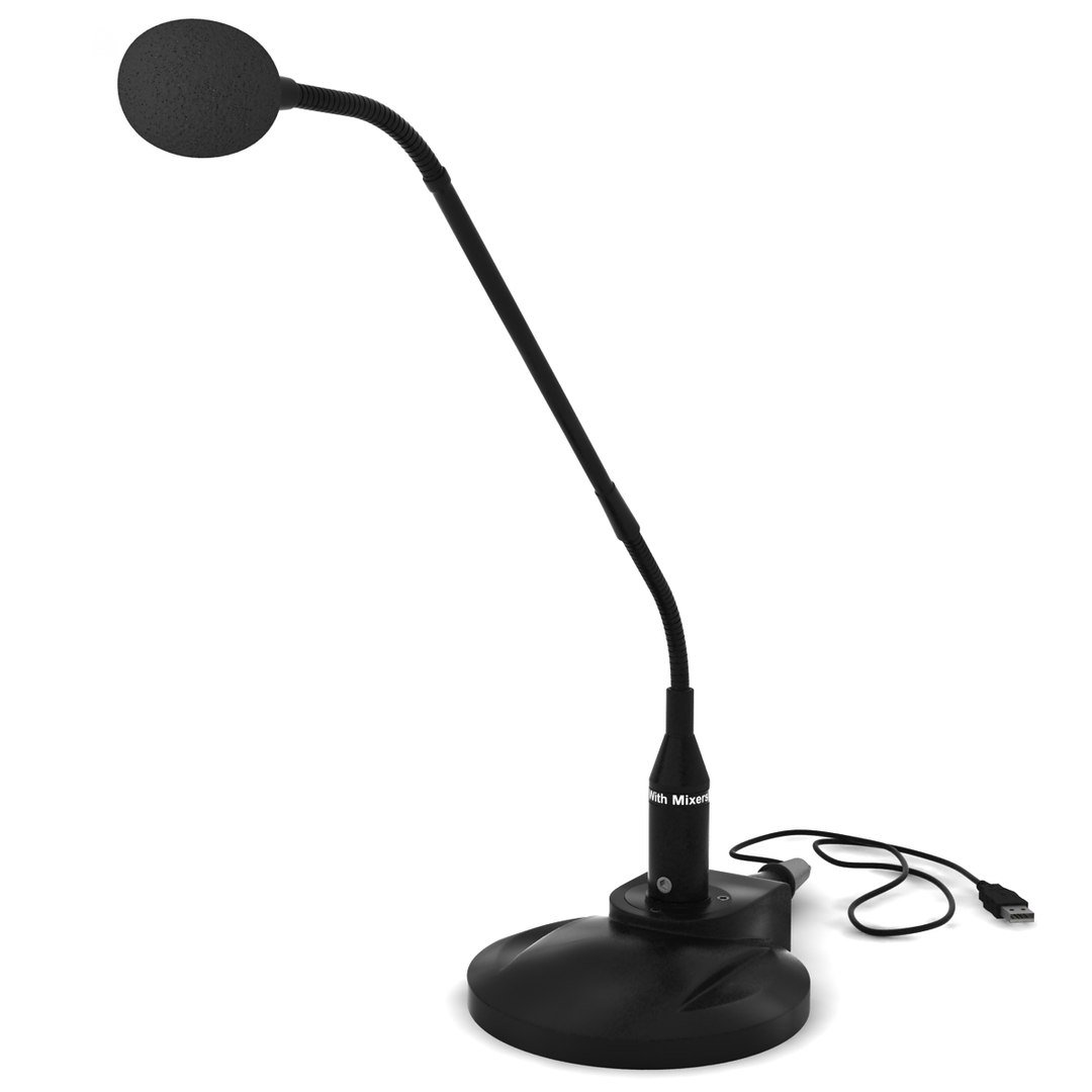 3d Microphone Peripherals Model