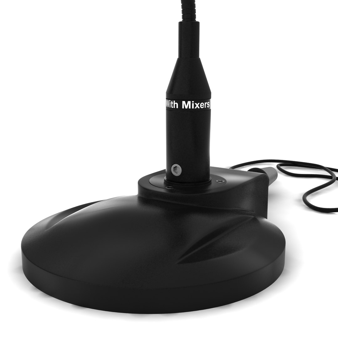 3d Microphone Peripherals Model