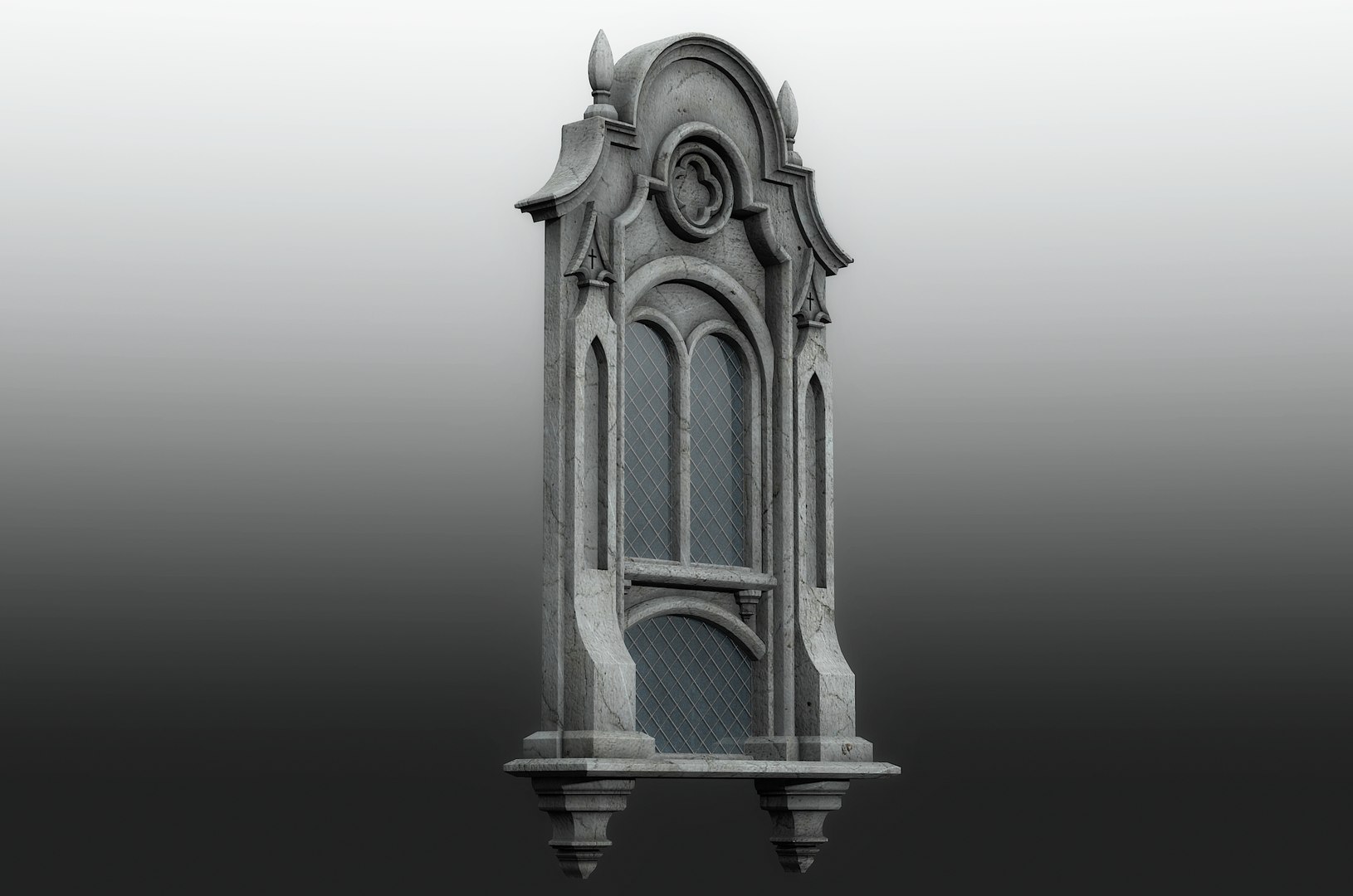 Gothic Window 07 3D Model - TurboSquid 1461221