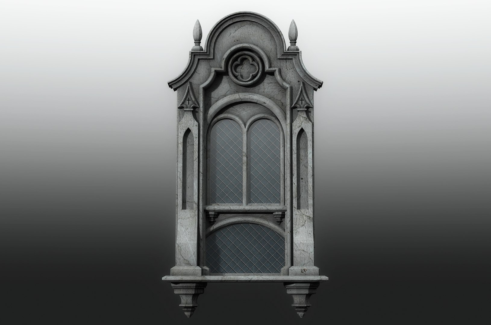 Gothic Window 07 3D Model - TurboSquid 1461221