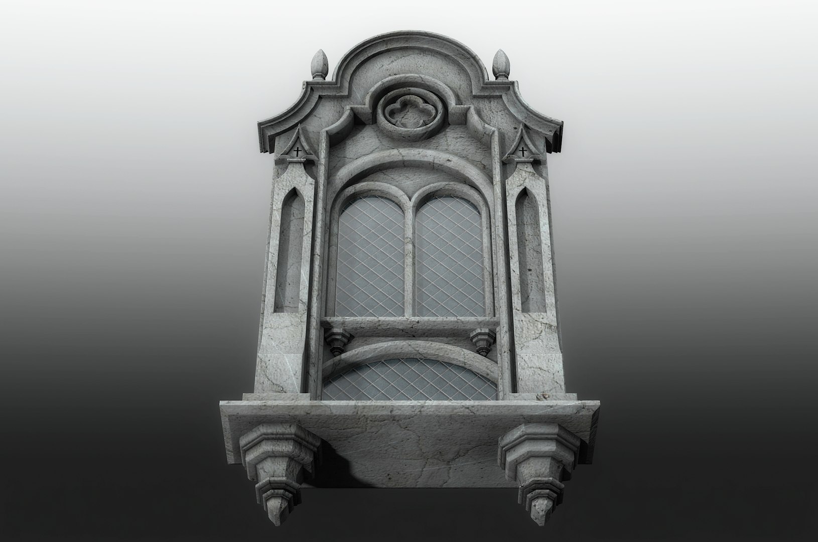 Gothic Window 07 3D Model - TurboSquid 1461221
