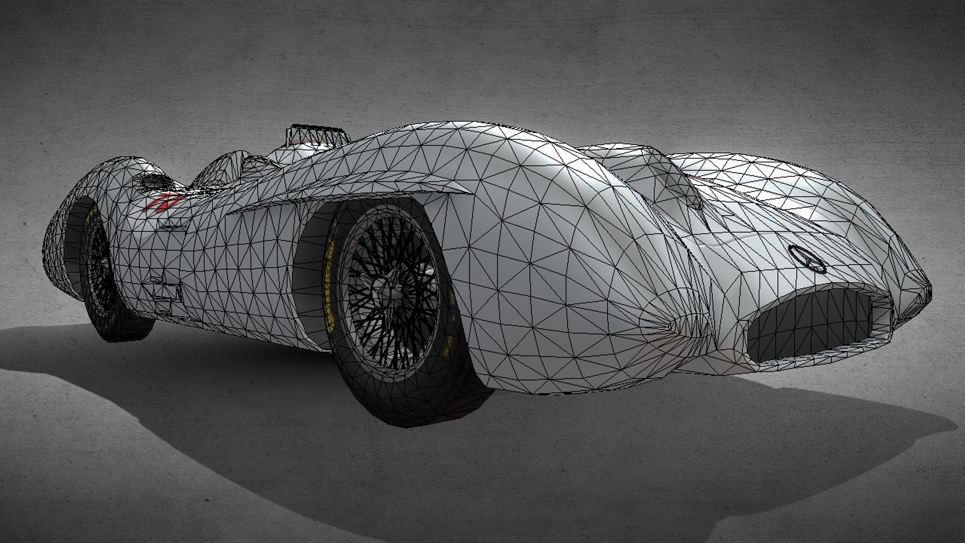 3D W196 Streamliner Model - TurboSquid 1618385