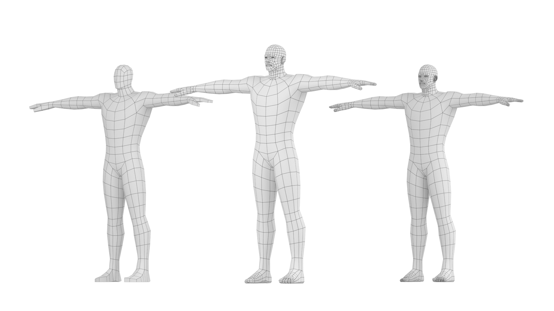 Hero Male in T-Pose Base Mesh 3D - TurboSquid 2132855