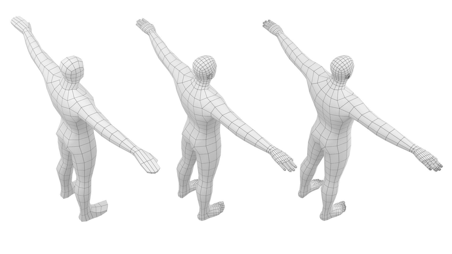Hero Male in T-Pose Base Mesh 3D - TurboSquid 2132855