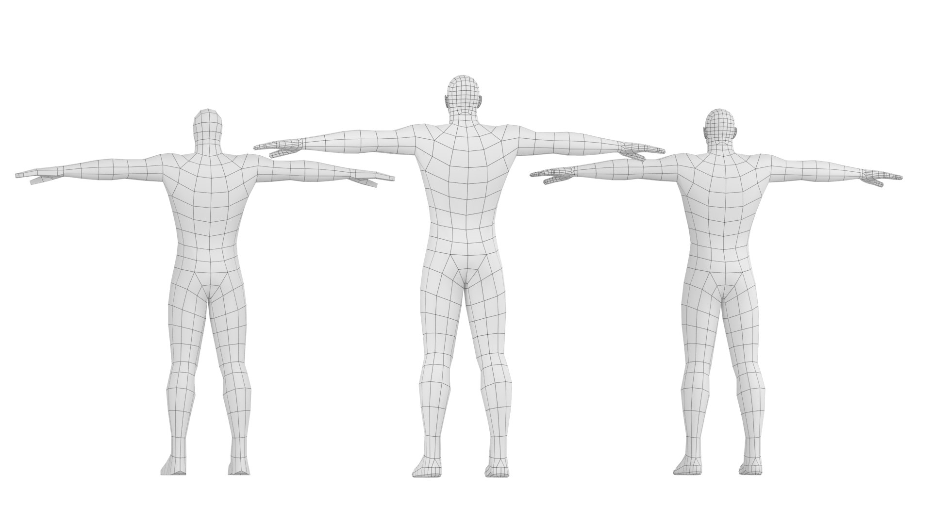 Hero Male in T-Pose Base Mesh 3D - TurboSquid 2132855