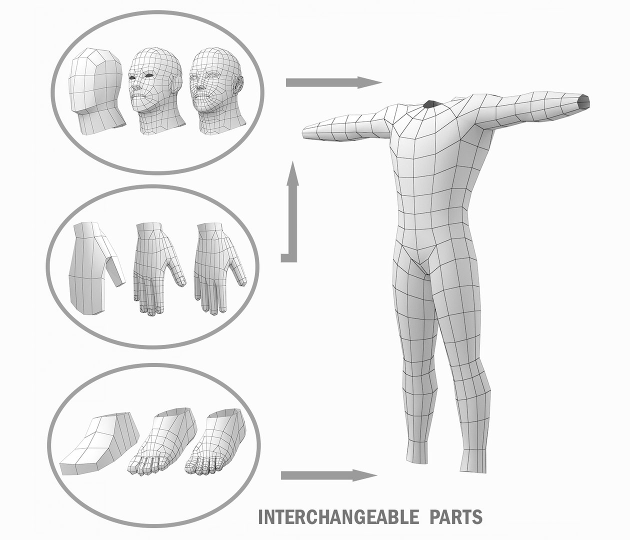 Hero Male in T-Pose Base Mesh 3D - TurboSquid 2132855