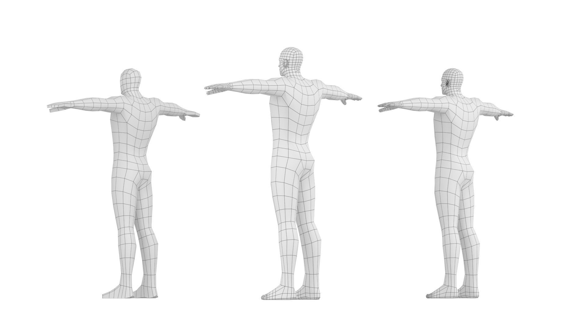 Hero Male in T-Pose Base Mesh 3D - TurboSquid 2132855