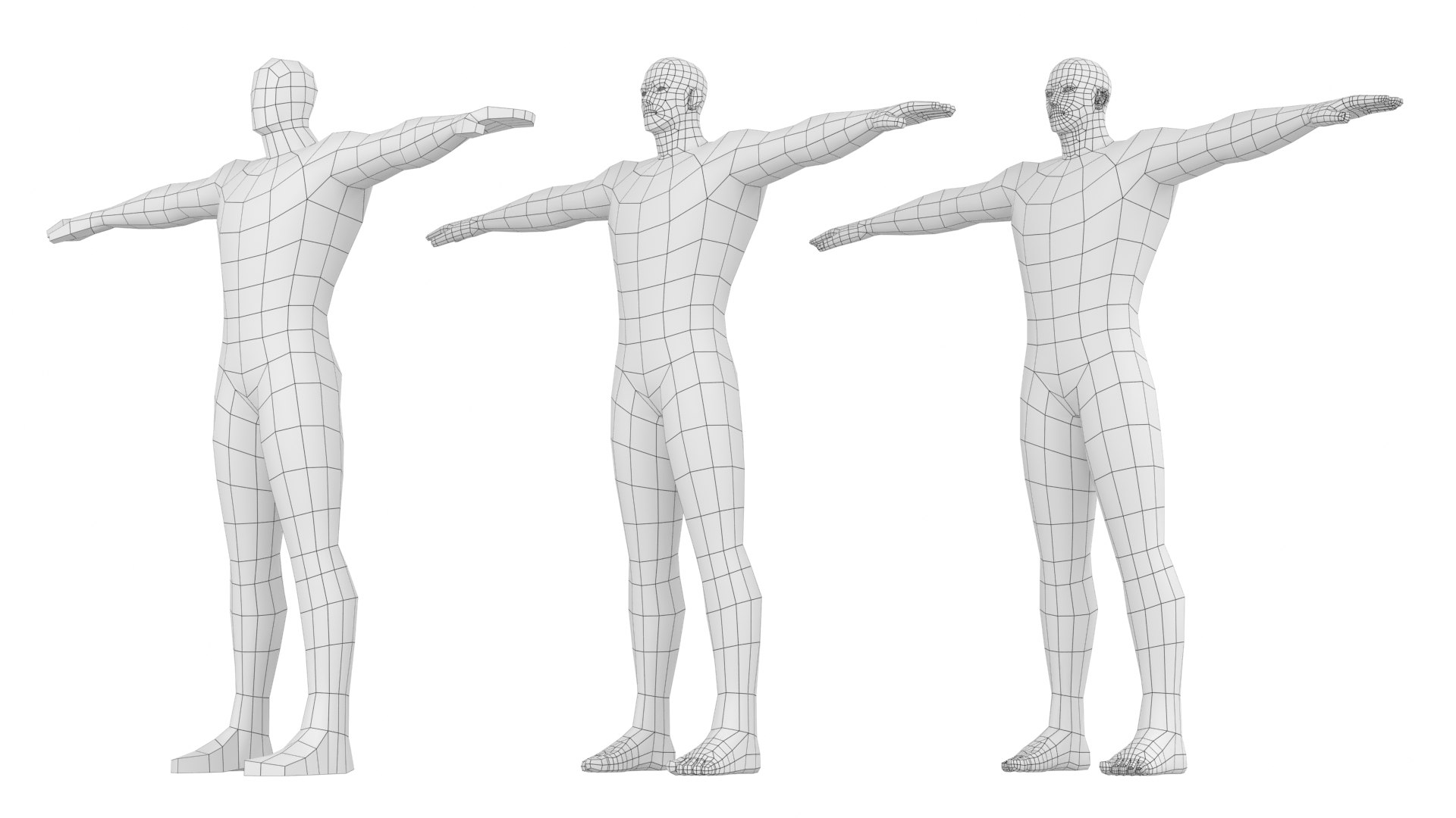 Hero Male in T-Pose Base Mesh 3D - TurboSquid 2132855