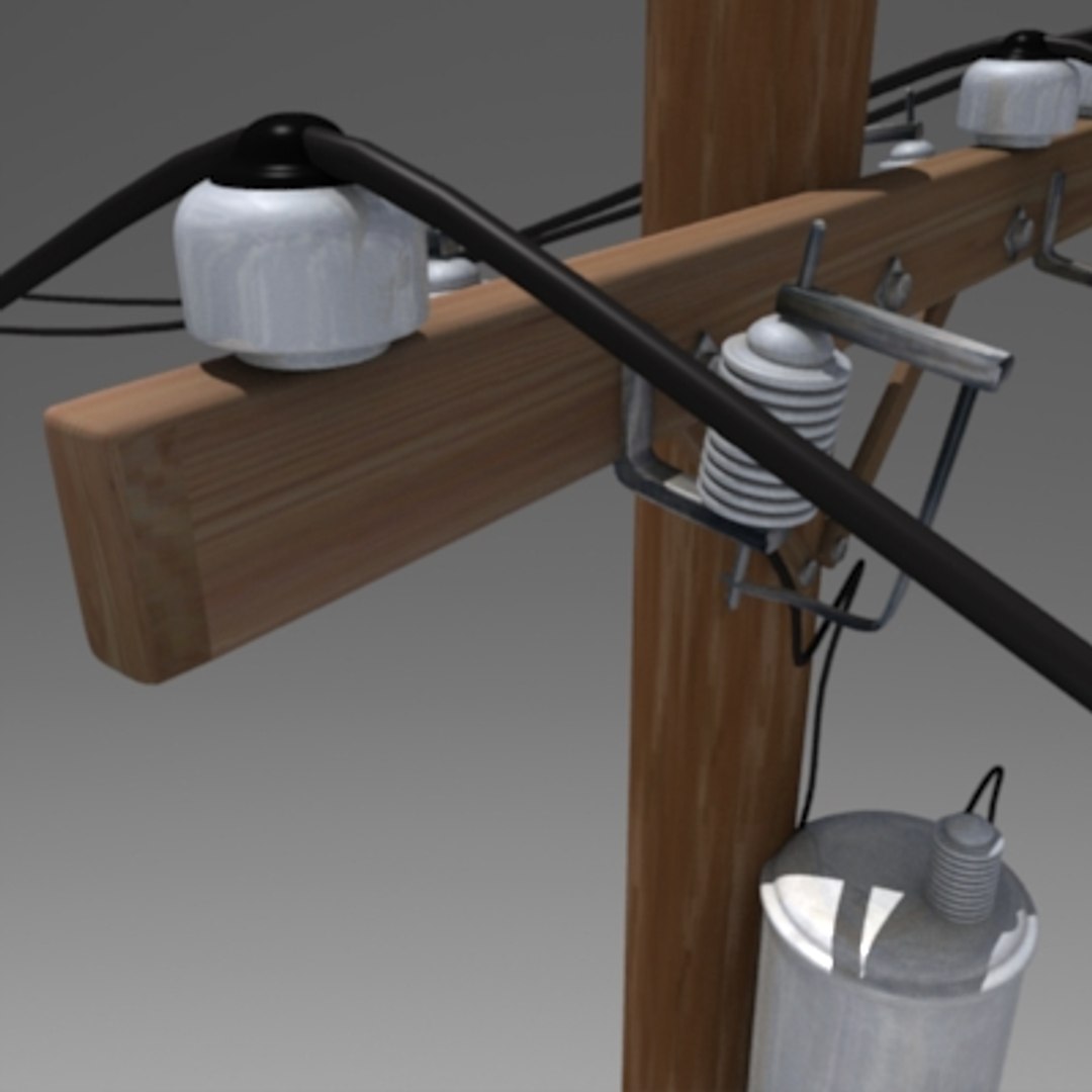 Power Line 3d Model