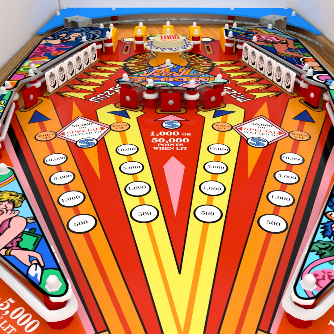 Red Pinball 3D Model - TurboSquid 1436998