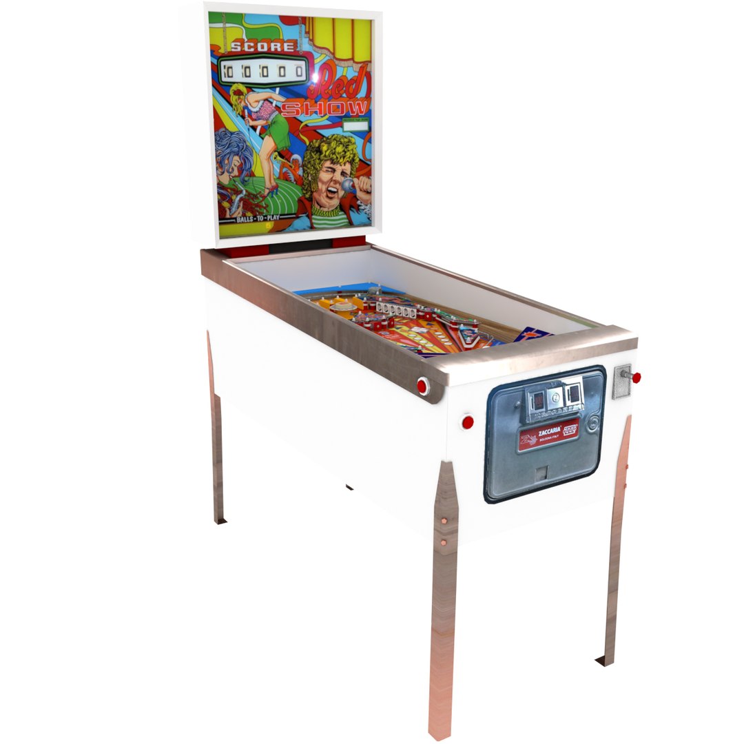 Red Pinball 3D Model - TurboSquid 1436998