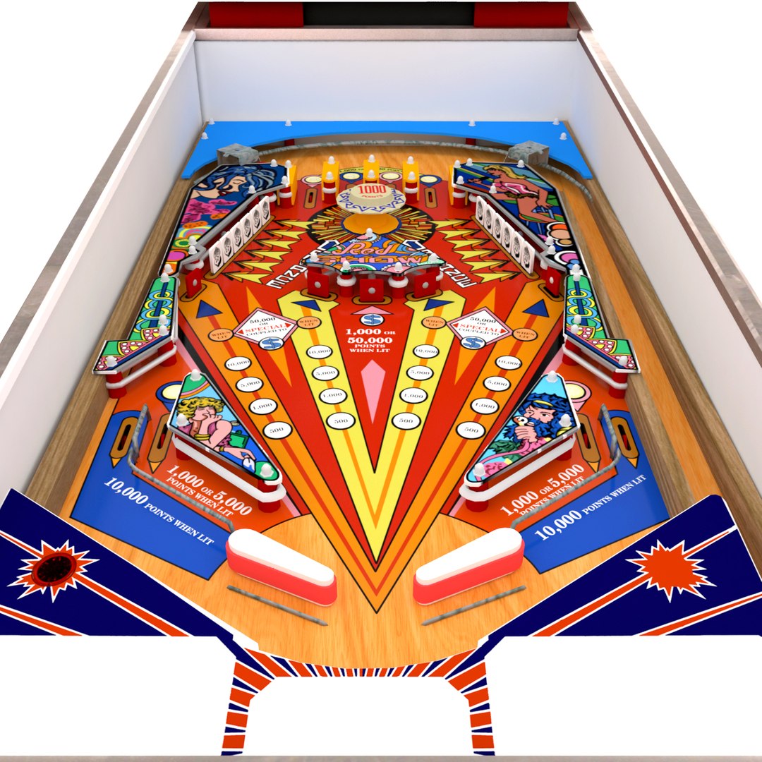 Red Pinball 3D Model - TurboSquid 1436998