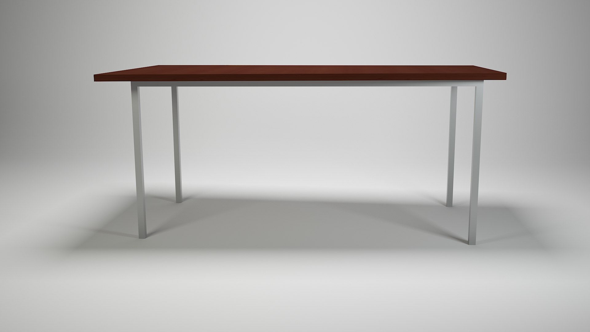 3D trapezoid table kitchen dining room - TurboSquid 1270095
