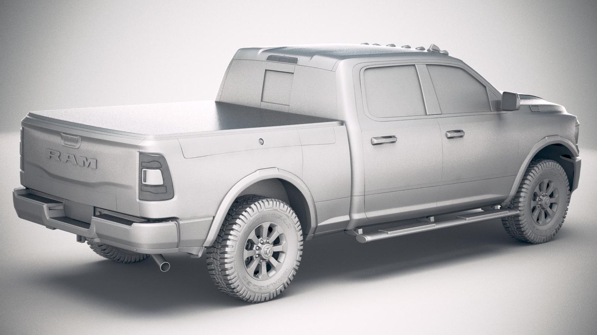 Ram power wagon 3D model - TurboSquid 1375493
