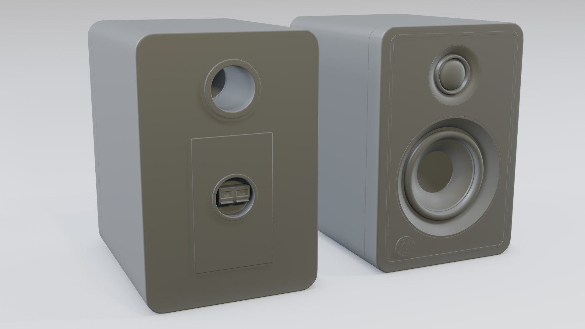 3D Studio Monitors Mackie CR3-X Active White - TurboSquid 1957608