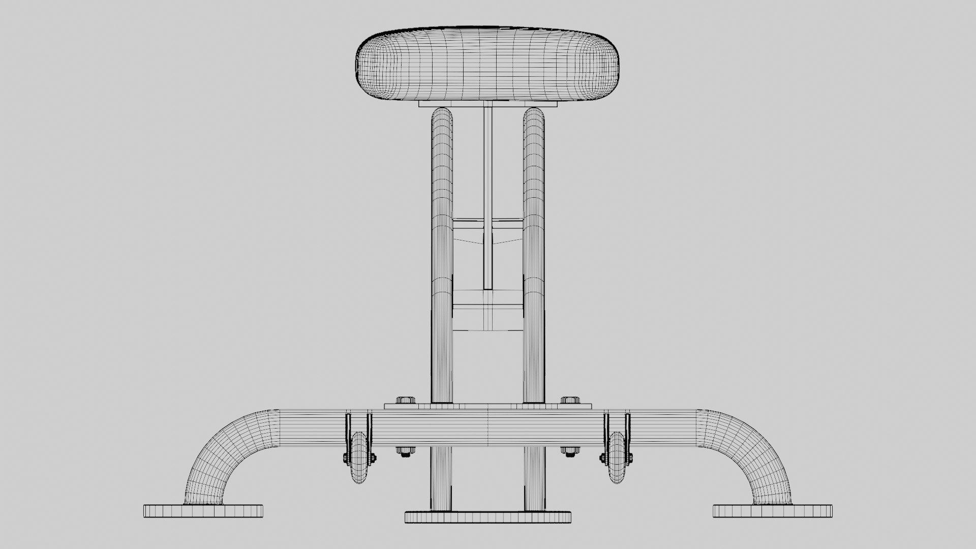 3D Workout Bench model - TurboSquid 2176529