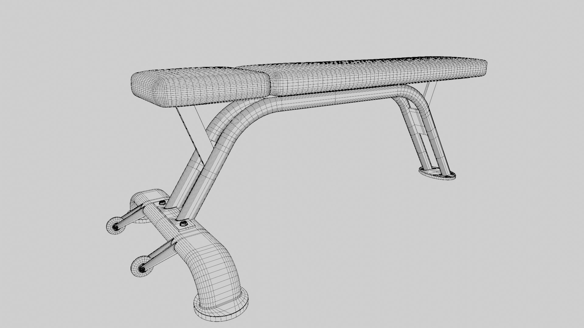 3D Workout Bench model - TurboSquid 2176529