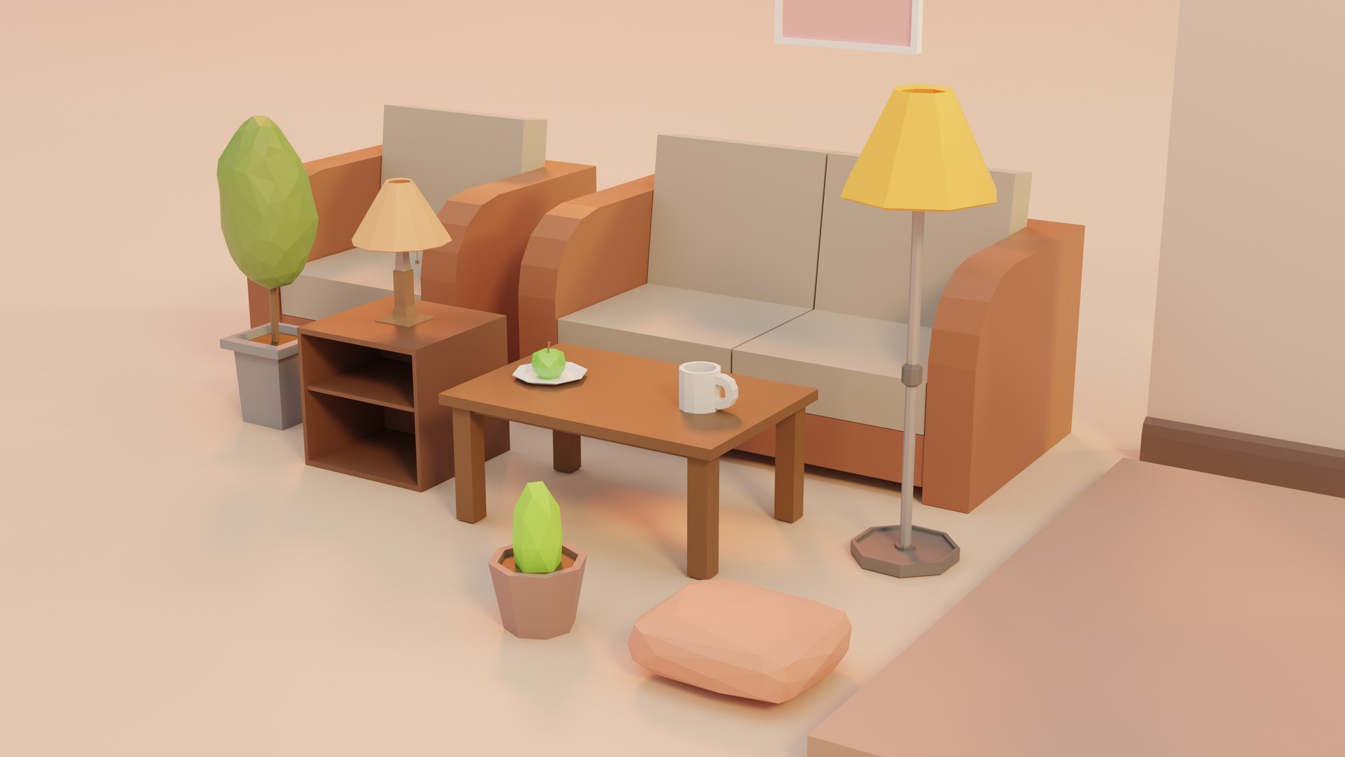 Free Assets Pack Modular Simple 3D Model - TurboSquid 1497202