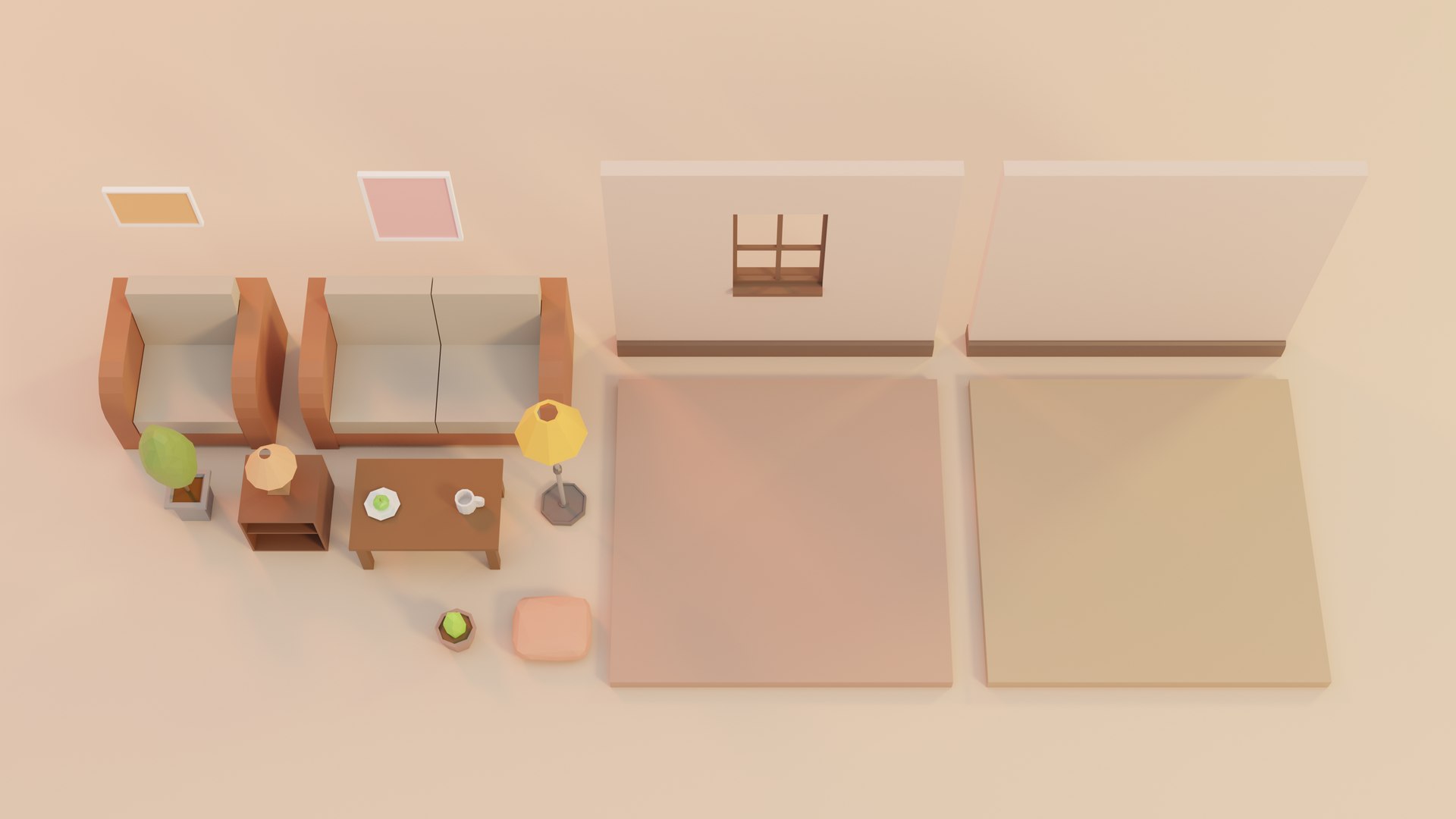 Free Assets Pack Modular Simple 3D Model - TurboSquid 1497202