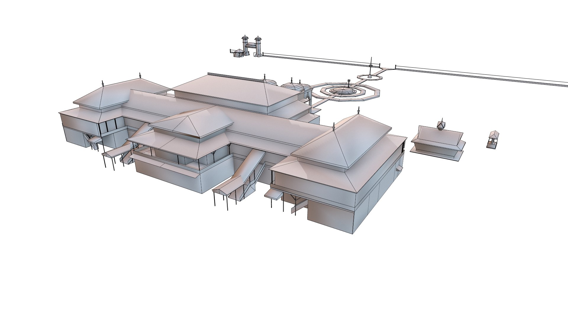 Maimoon Palace Maimun Istana 3D - TurboSquid 1452714