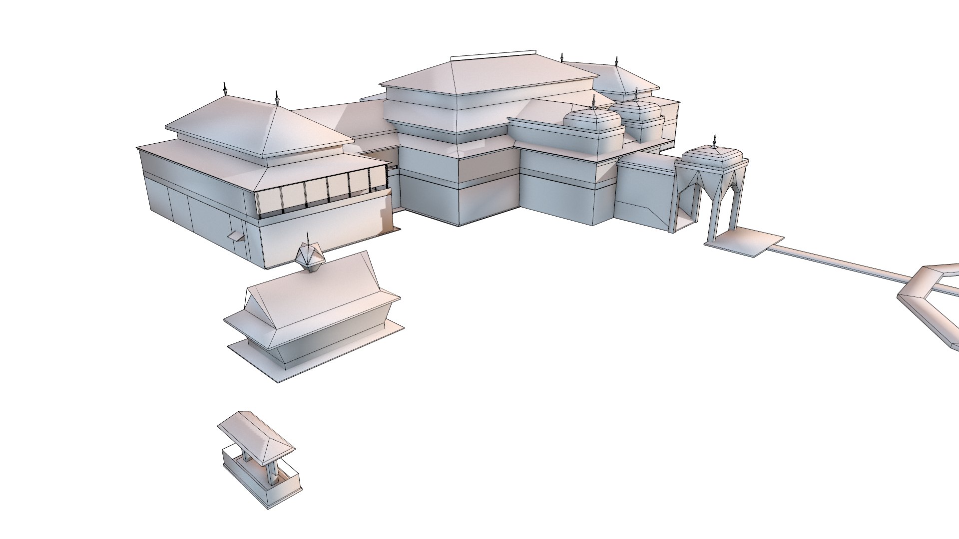 Maimoon Palace Maimun Istana 3D - TurboSquid 1452714