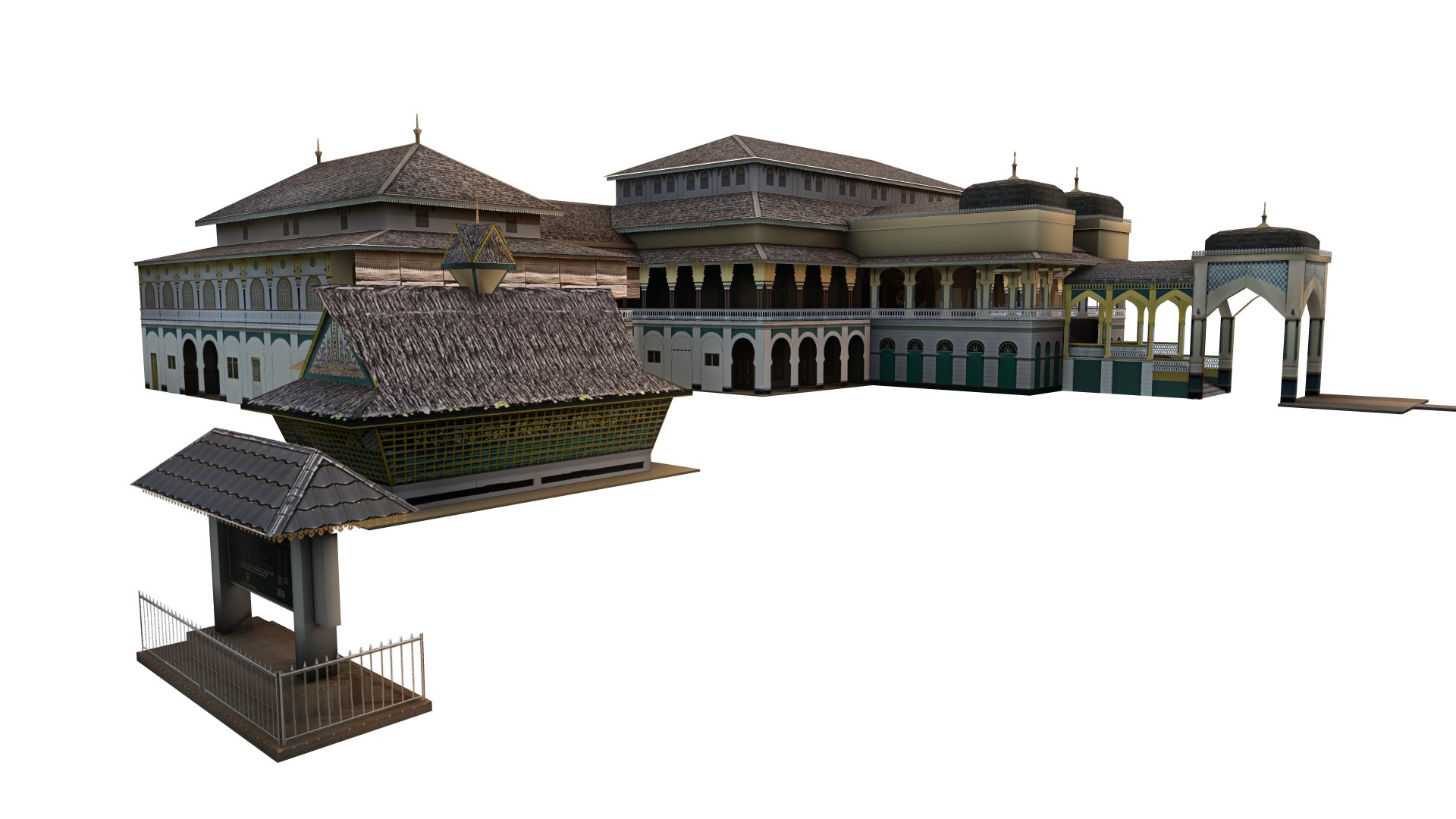 Maimoon Palace Maimun Istana 3D - TurboSquid 1452714