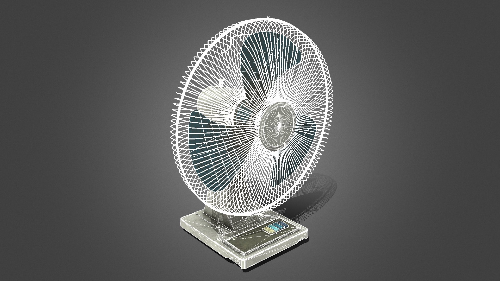 3D Old Table Fan Model - TurboSquid 2019117