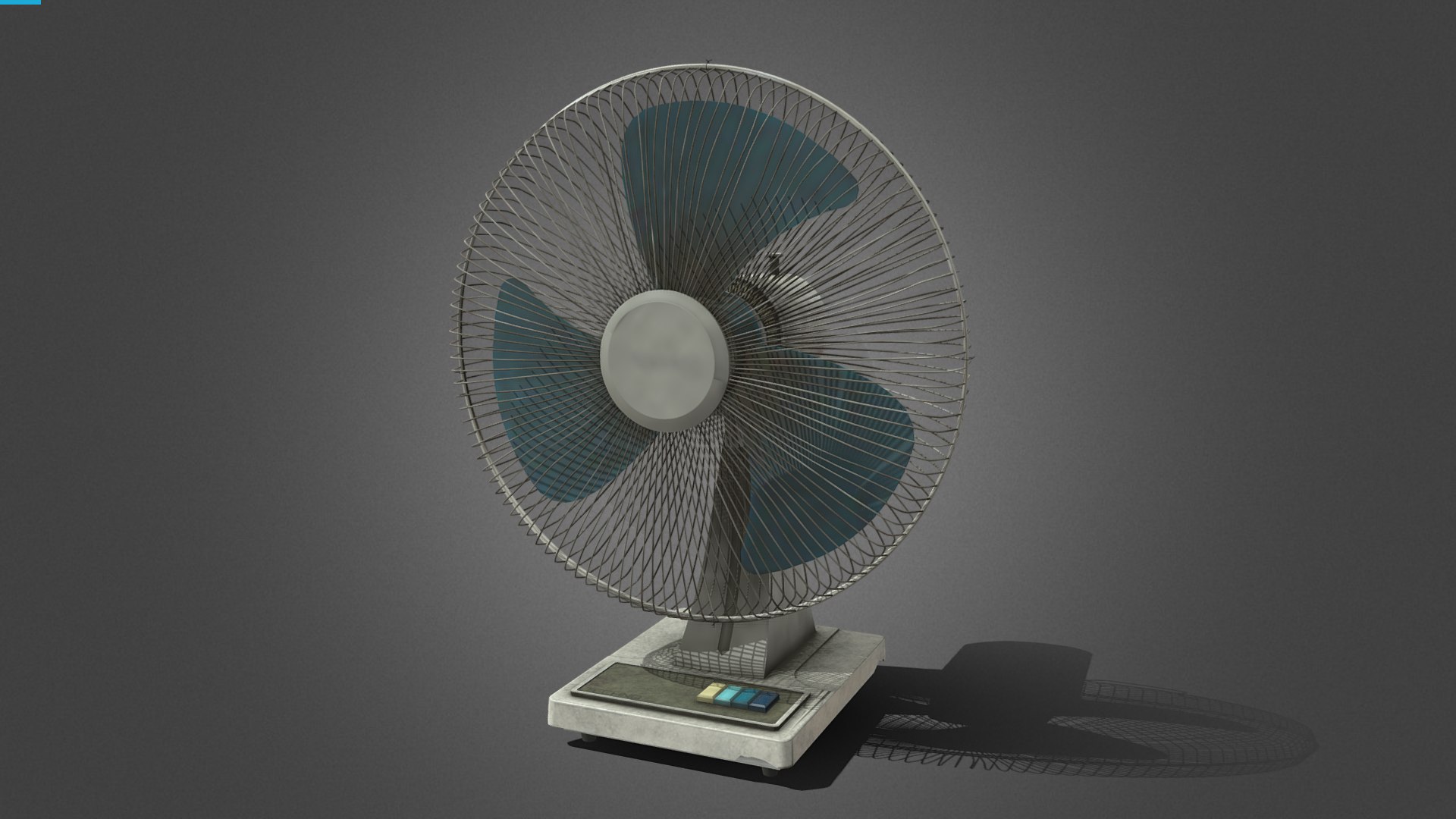 3D Old Table Fan Model - TurboSquid 2019117