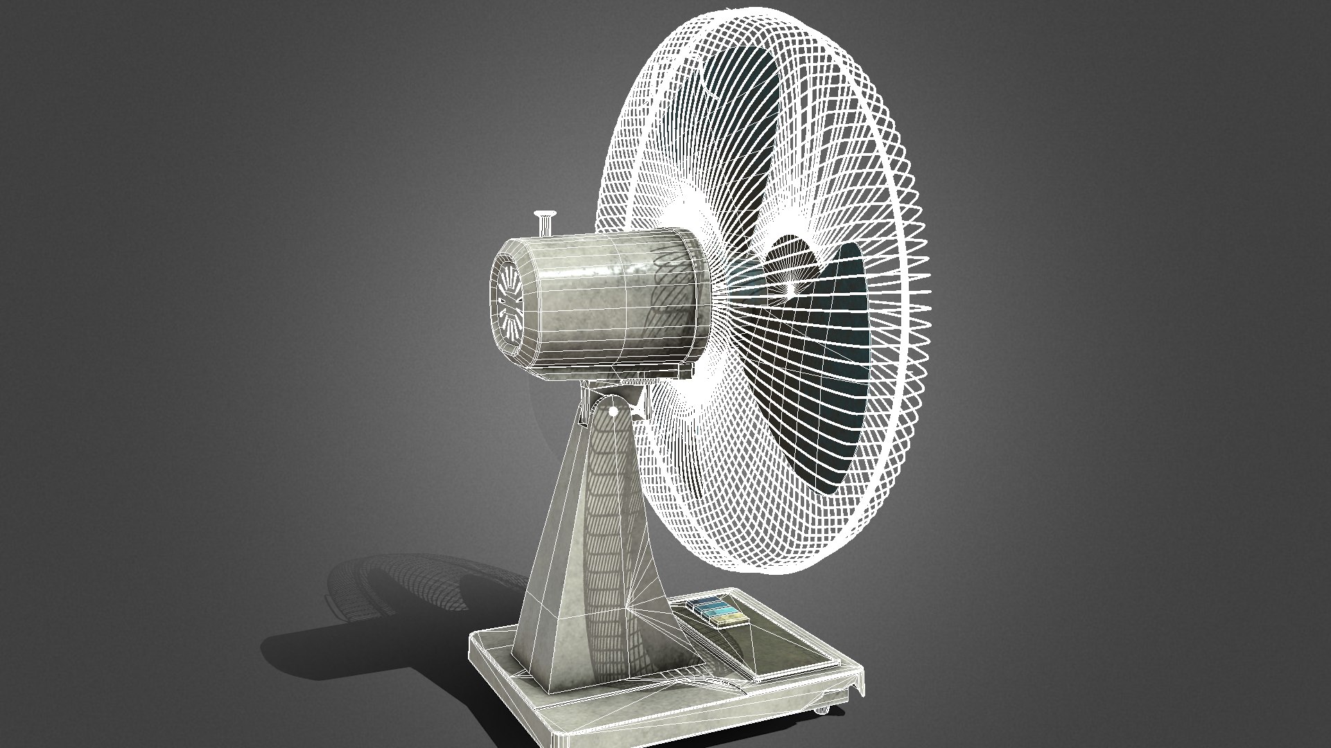 3D Old Table Fan Model - TurboSquid 2019117