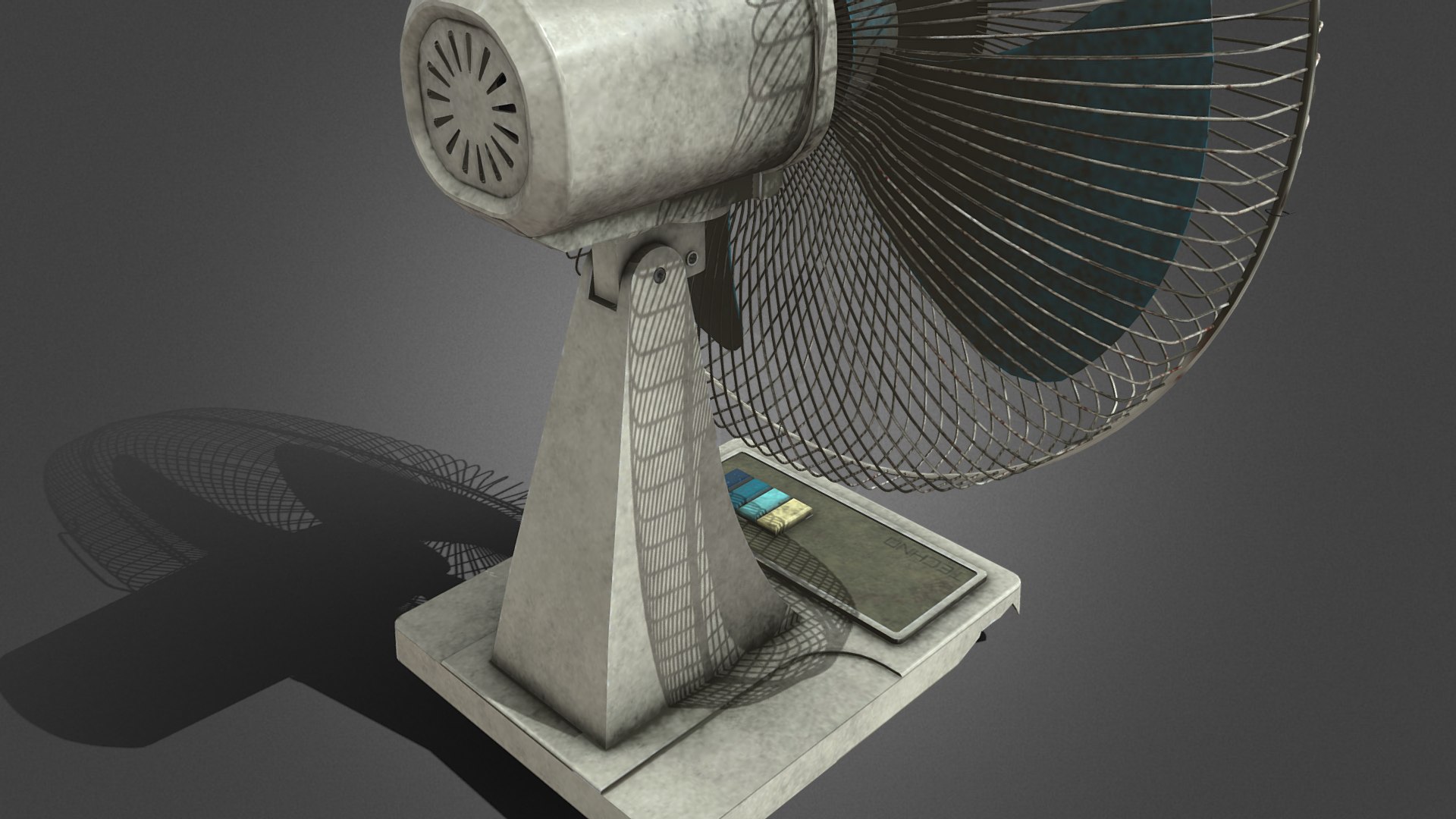 3D Old Table Fan Model - TurboSquid 2019117