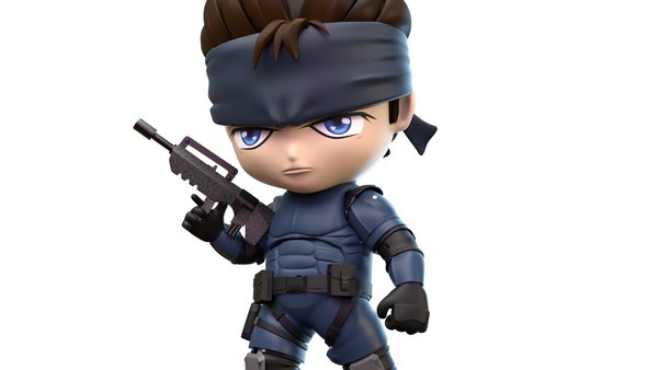 Metal Gear Solid Solid-Snake 3D Models for Download | TurboSquid